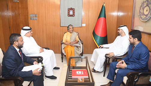 Courtesy meeting of UAE Ambassador with Social Welfare Adviser ...